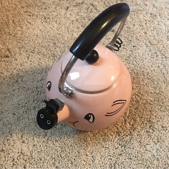 Kitchen | Vintage Kamenstein Pig Enamelware Decorative Tea Kettle ...